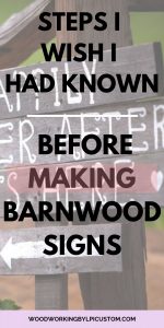 DIY Barn Wood Signs - How To Make Authentic - Woodworking By LPI Custom