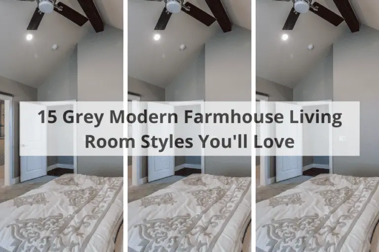 15 Grey Modern Farmhouse Living Room Styles You'll Love