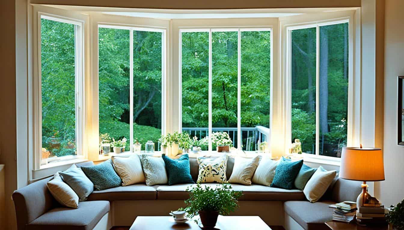 Maximize Space with a Bay Window Table Setup