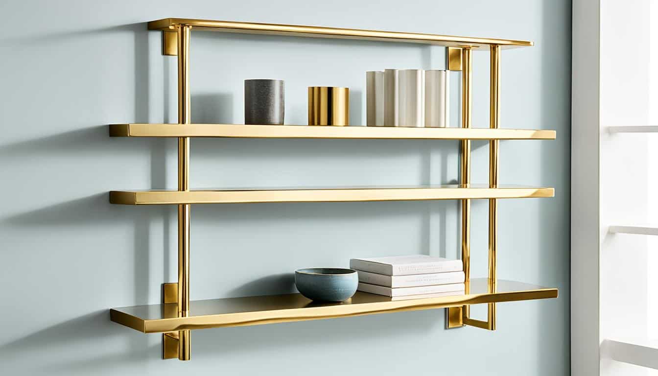 Brass Shelf: Elegant Storage for Any Room