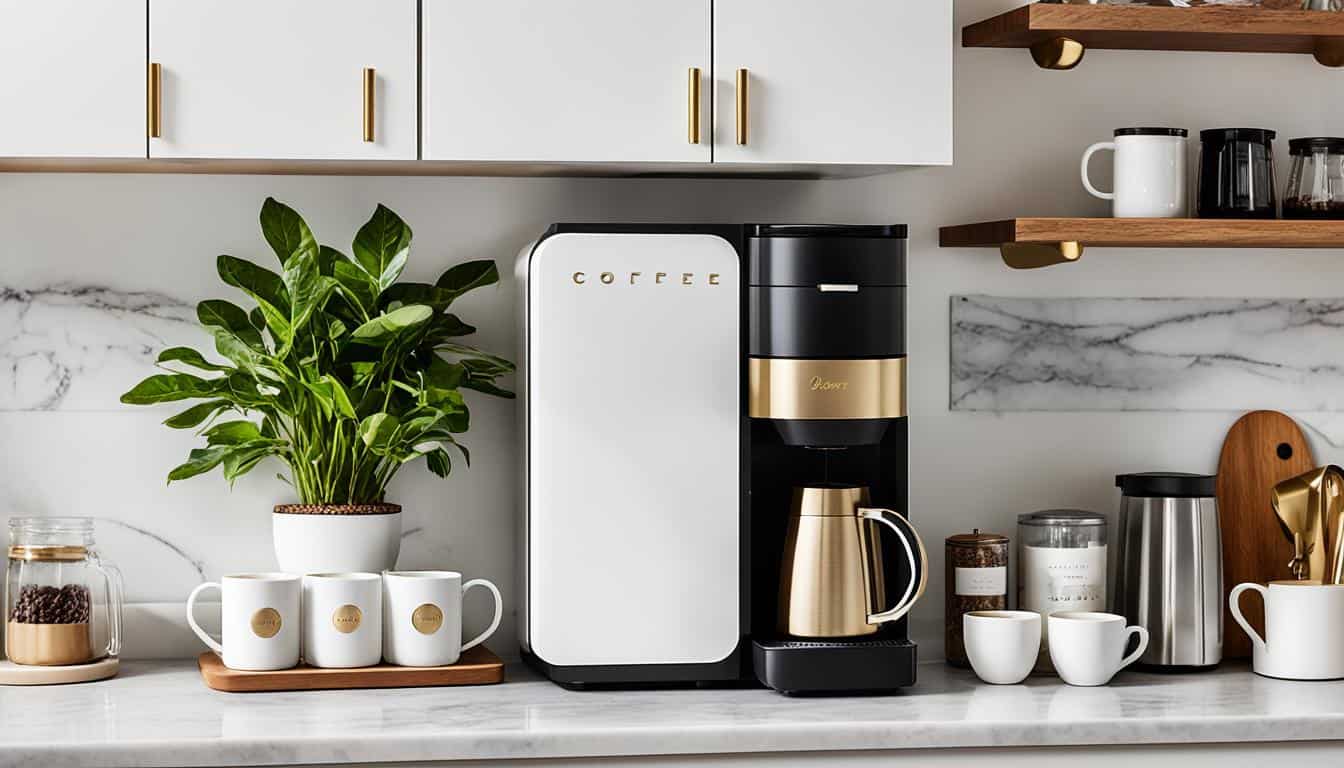 Elevate Your Space with a Chic Coffee Bar Cabinet