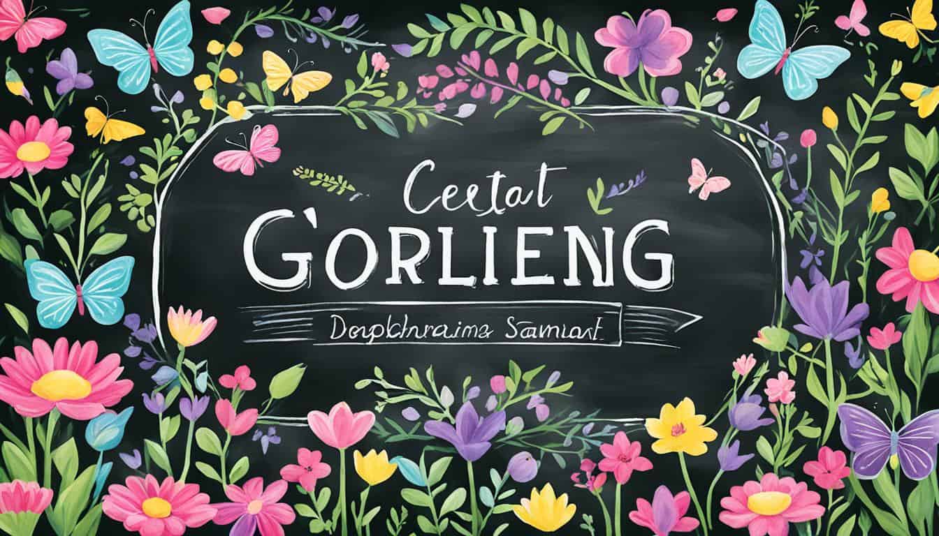 Fresh Spring Chalkboard Ideas for Vibrant Decor