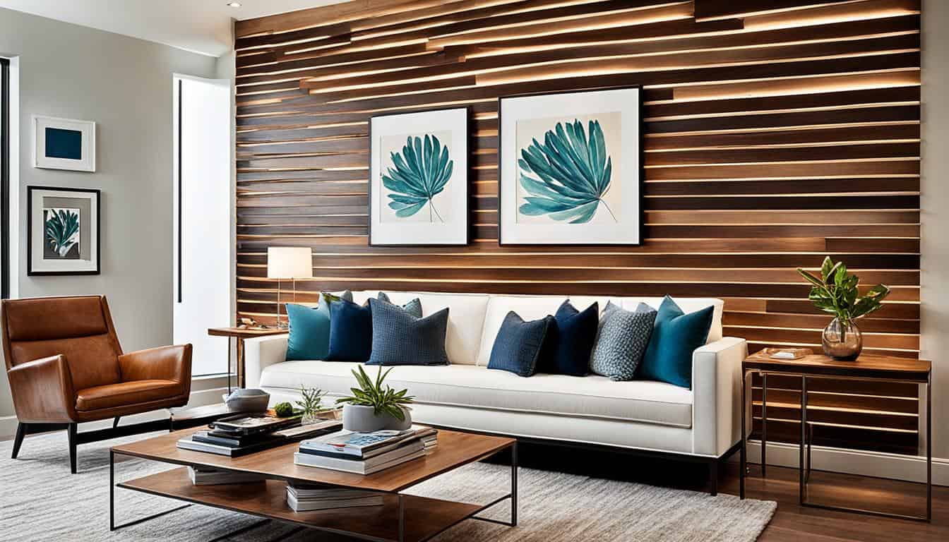 Wood Slat Accent Wall Ideas for Chic Interiors